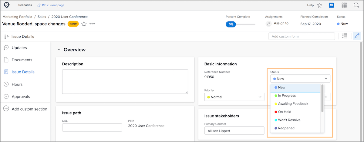 Understand Default Issue Statuses Adobe Workfront