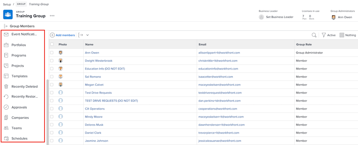 Understand the need for group administrators | Adobe Workfront