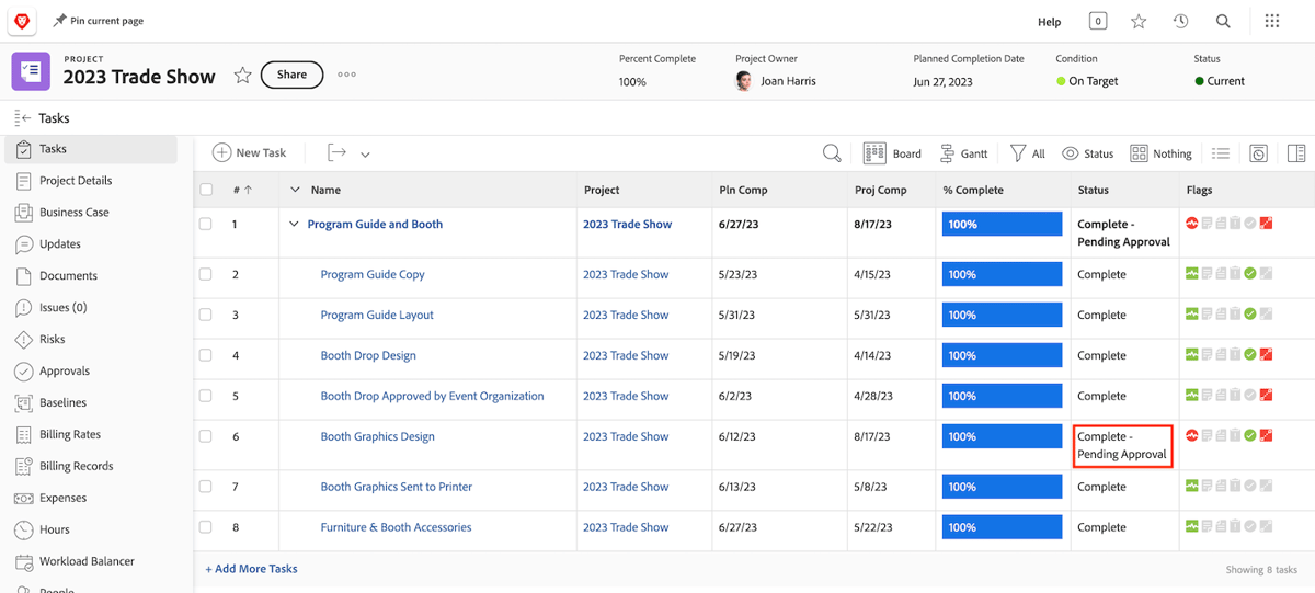 Complete approvals | Adobe Workfront
