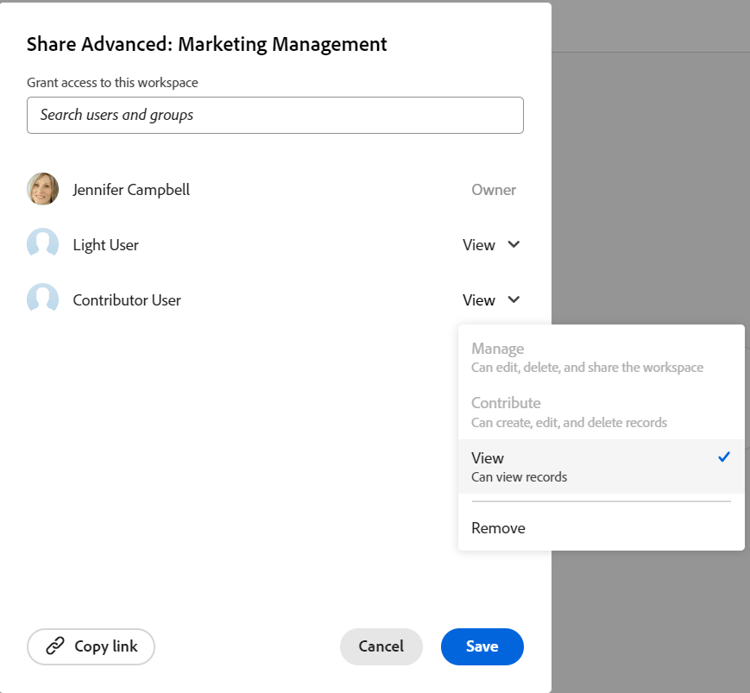 License Type Overview When Using Adobe Workfront Planning | Adobe Workfront