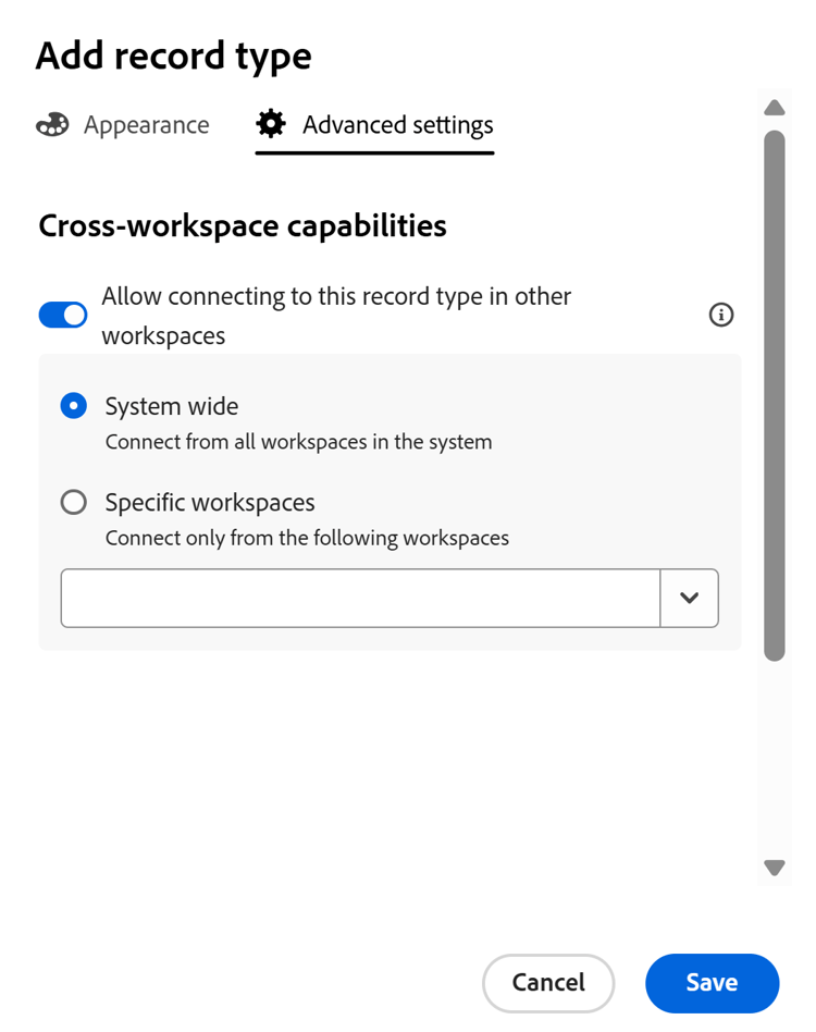 Create Record Types | Adobe Workfront