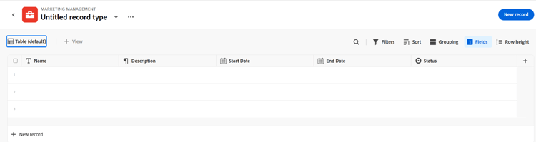Create Record Types | Adobe Workfront