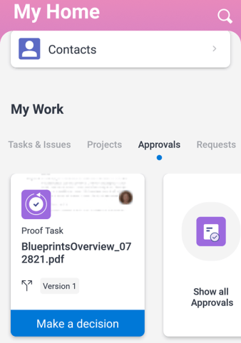 Review and make decisions on proofs in the Adobe Workfront mobile app ...