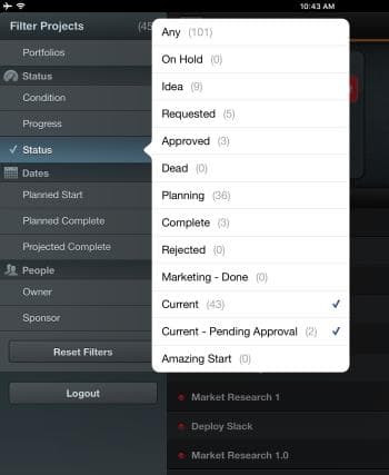 Filter project lists in Adobe Workfront View | Adobe Workfront