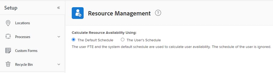 Overview of calculating hours and FTE for users and roles in the ...