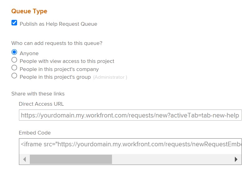 Create a Request Queue | Adobe Workfront