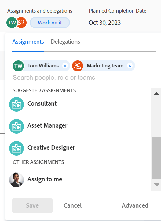 Make smart assignments | Adobe Workfront