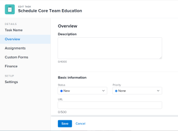 Edit tasks | Adobe Workfront