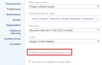 Send a report in the Preview Sandbox environment | Adobe Workfront