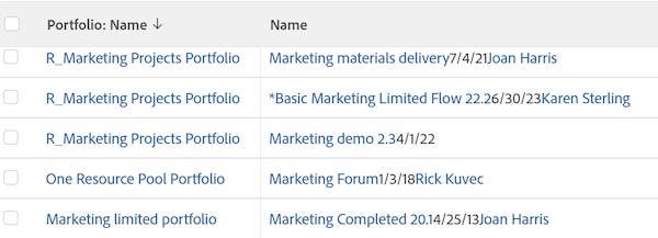 View: merge information from multiple columns in one shared column | Adobe Workfront