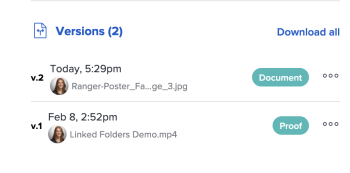 View proof versions | Adobe Workfront