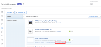 Print a proof summary within Adobe Workfront | Adobe Workfront