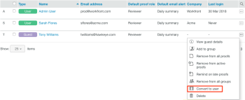 Create Users using Workfront Proof | Adobe Workfront