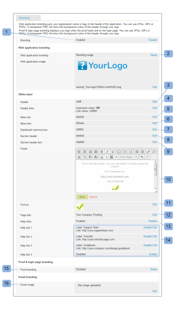Brand the Workfront Proof site - advanced | Adobe Workfront