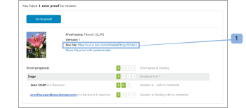 View a Proof's Original File in Box | Adobe Workfront