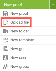 Upload Files and Web Content to Workfront Proof | Adobe Workfront