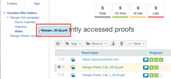 Work with multiple proofs in the proofing viewer | Adobe Workfront