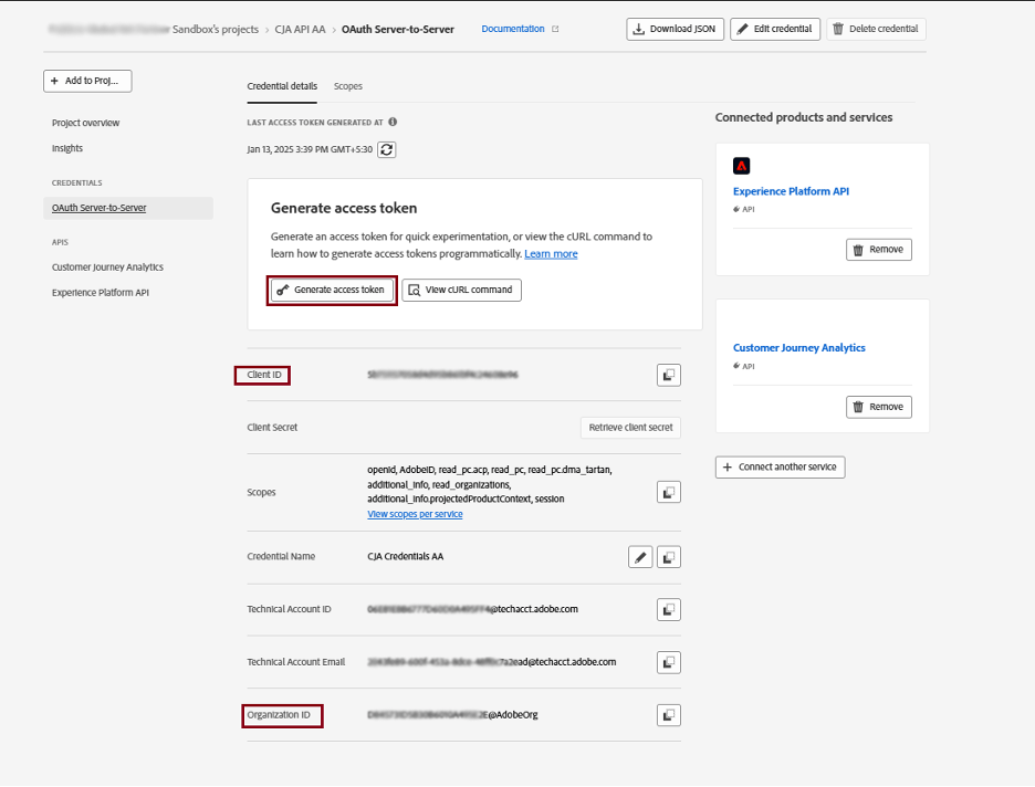 Your first steps with Adobe Customer Journey Analytics APIs