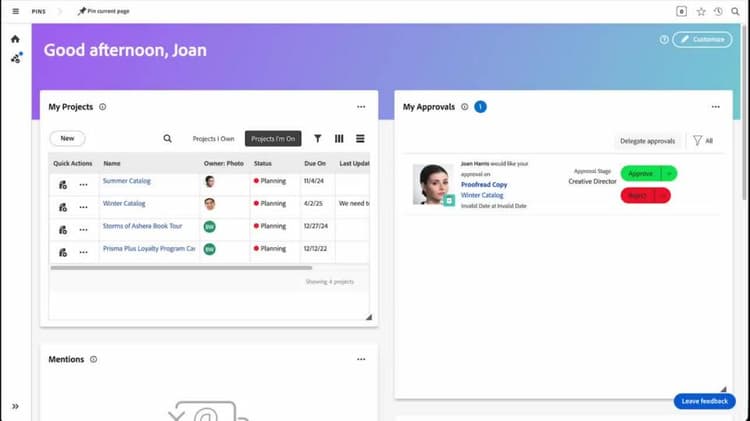 Create a new project | Adobe Workfront