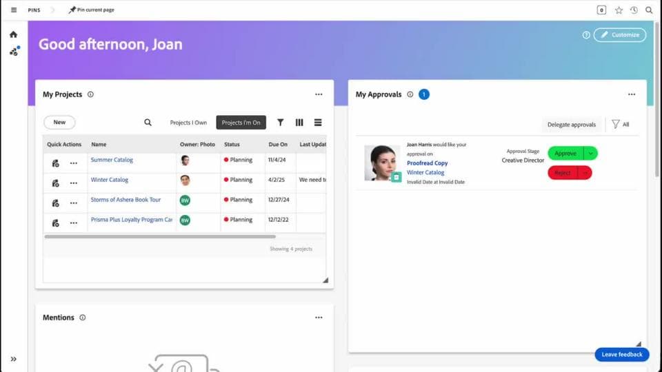 Create a new project | Adobe Workfront