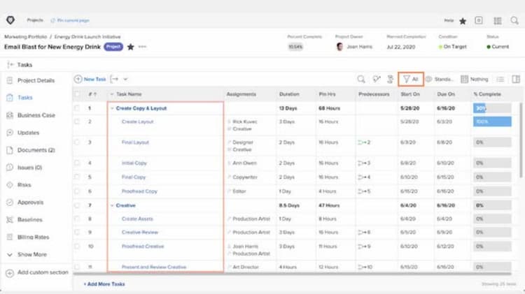 Basic reporting | Adobe Workfront