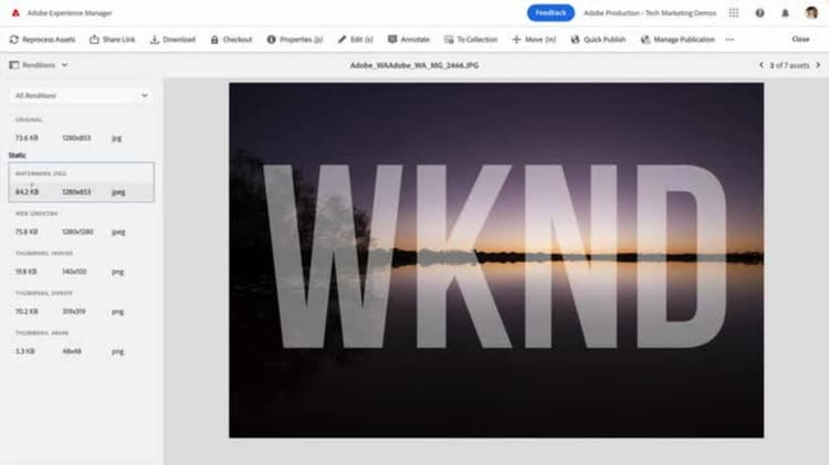Create Renditions in AEM Assets | Adobe Experience Manager