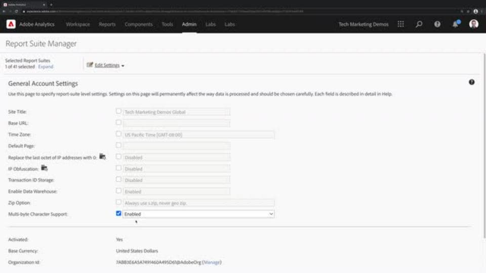 Configure Report Suite General Settings in Adobe Analytics | Adobe ...