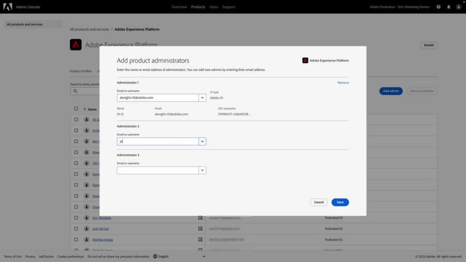 Manage users in Adobe Experience Platform | Adobe Experience Platform