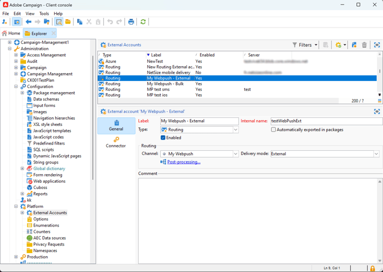 Introducción a los canales personalizados | Adobe Campaign
