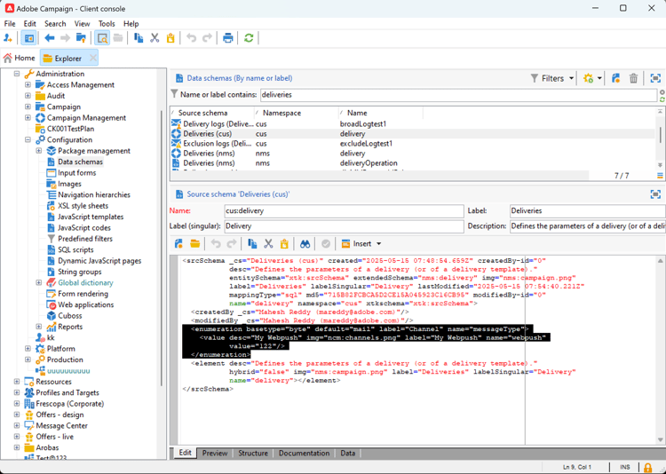 Introducción a los canales personalizados | Adobe Campaign