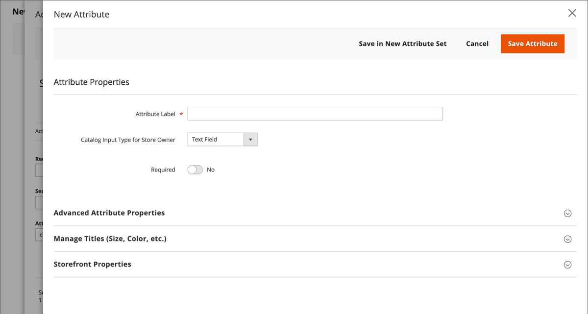 Resumen de atributos del producto | Adobe Commerce