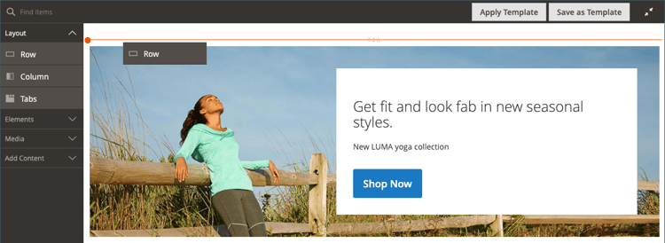 'Page Builder Tutorial, parte 1: "página simple" | Adobe Commerce