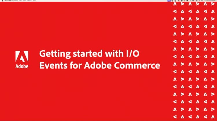 Introducción a los eventos de E/S mediante Adobe App Builder y Adobe Commerce | Adobe Commerce