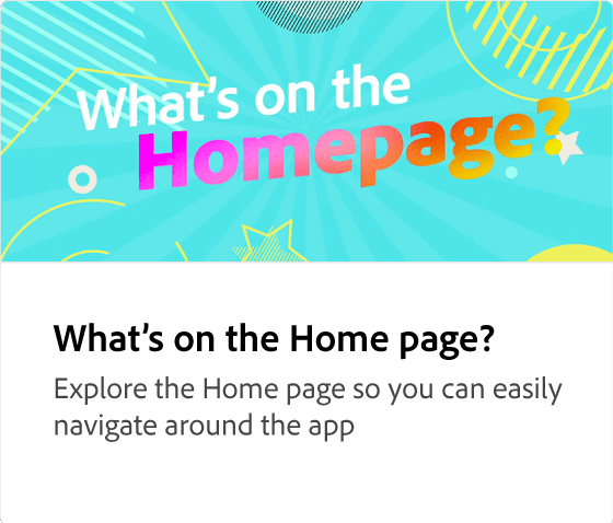 Adobe Express Tutorials de procedimientos | Adobe Creative Cloud
