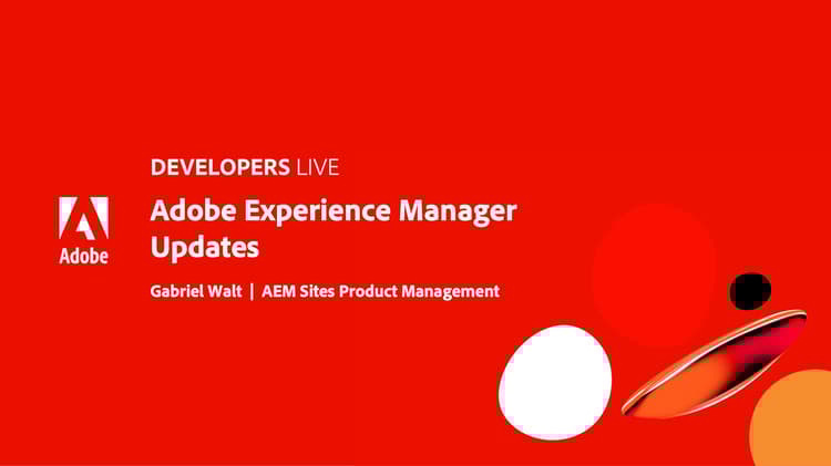 Actualizaciones de Adobe Experience Manager | Adobe Experience Manager