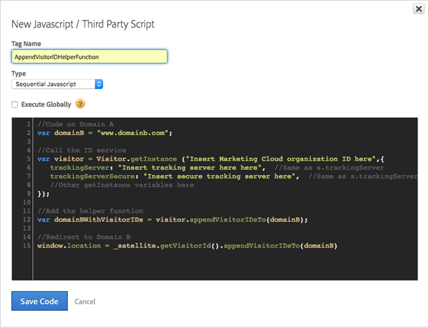 Cómo establecer la función de ayuda del servicio de ID de Marketing Cloud en el Administrador ...