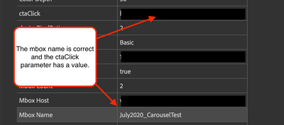 Compositor de experiencias basadas en formularios: al hacer clic en un mbox, no se capturan ...