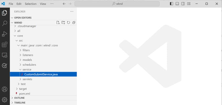 Crear una acción de envío personalizada para un formulario adaptable ...