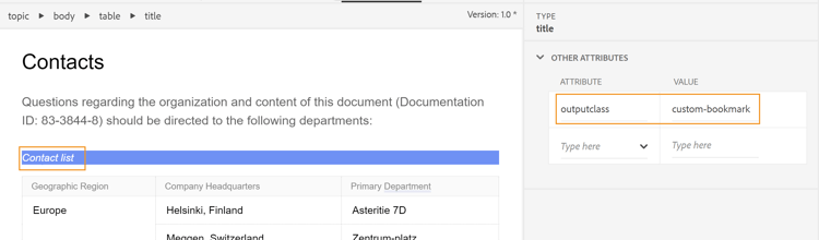 Función de publicación nativa de PDF | Añadir un marcador personalizado ...