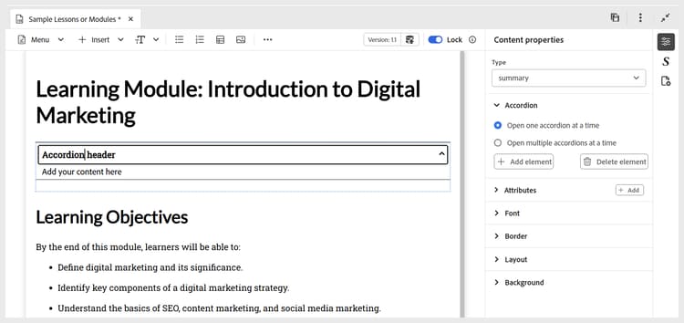 Uso de widgets interactivos | Adobe Experience Manager