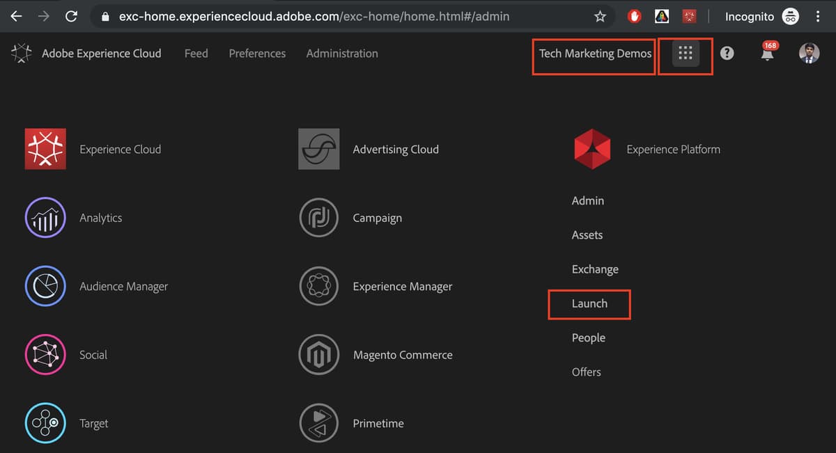 Integración de Adobe Experience Manager con Adobe Target mediante ...