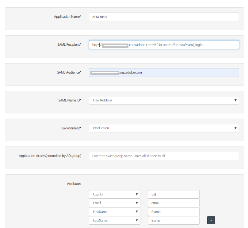 AEM Configuración de OKTA con la | Adobe Experience Manager