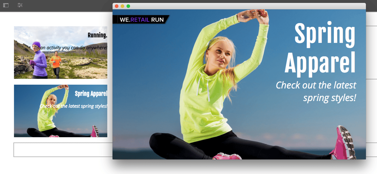 Ampliación de un componente de AEM Screens | Adobe Experience Manager