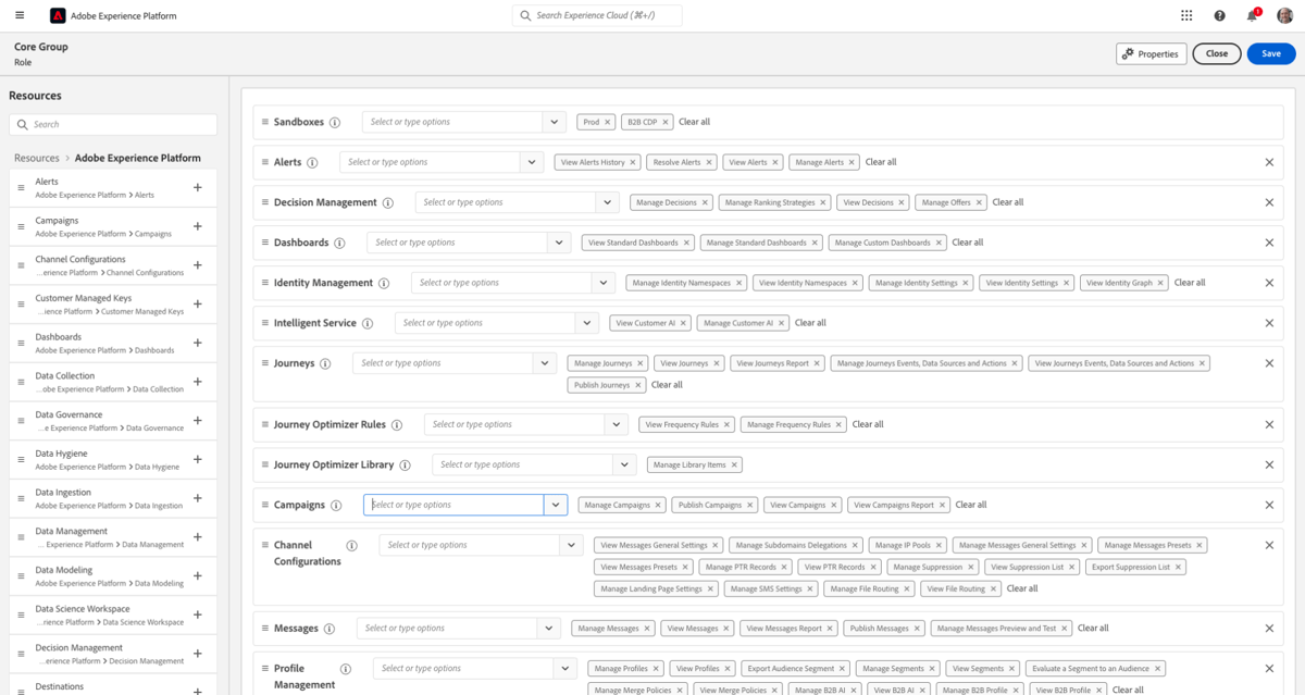 Información general sobre el control de acceso | Adobe Experience Platform