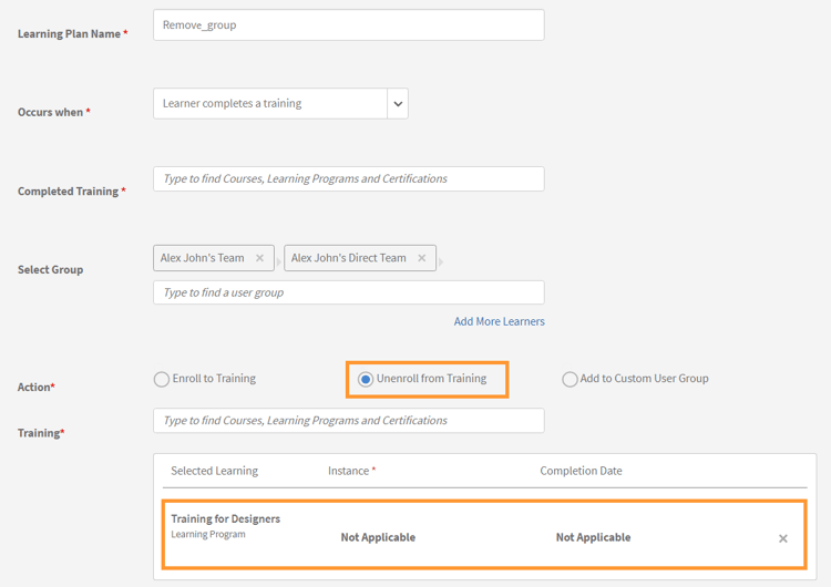 Planes de aprendizaje | Adobe Learning Manager