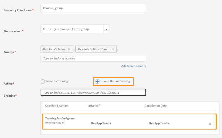 Planes de aprendizaje | Adobe Learning Manager