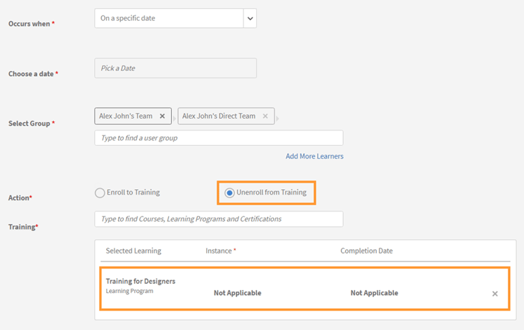 Planes de aprendizaje | Adobe Learning Manager