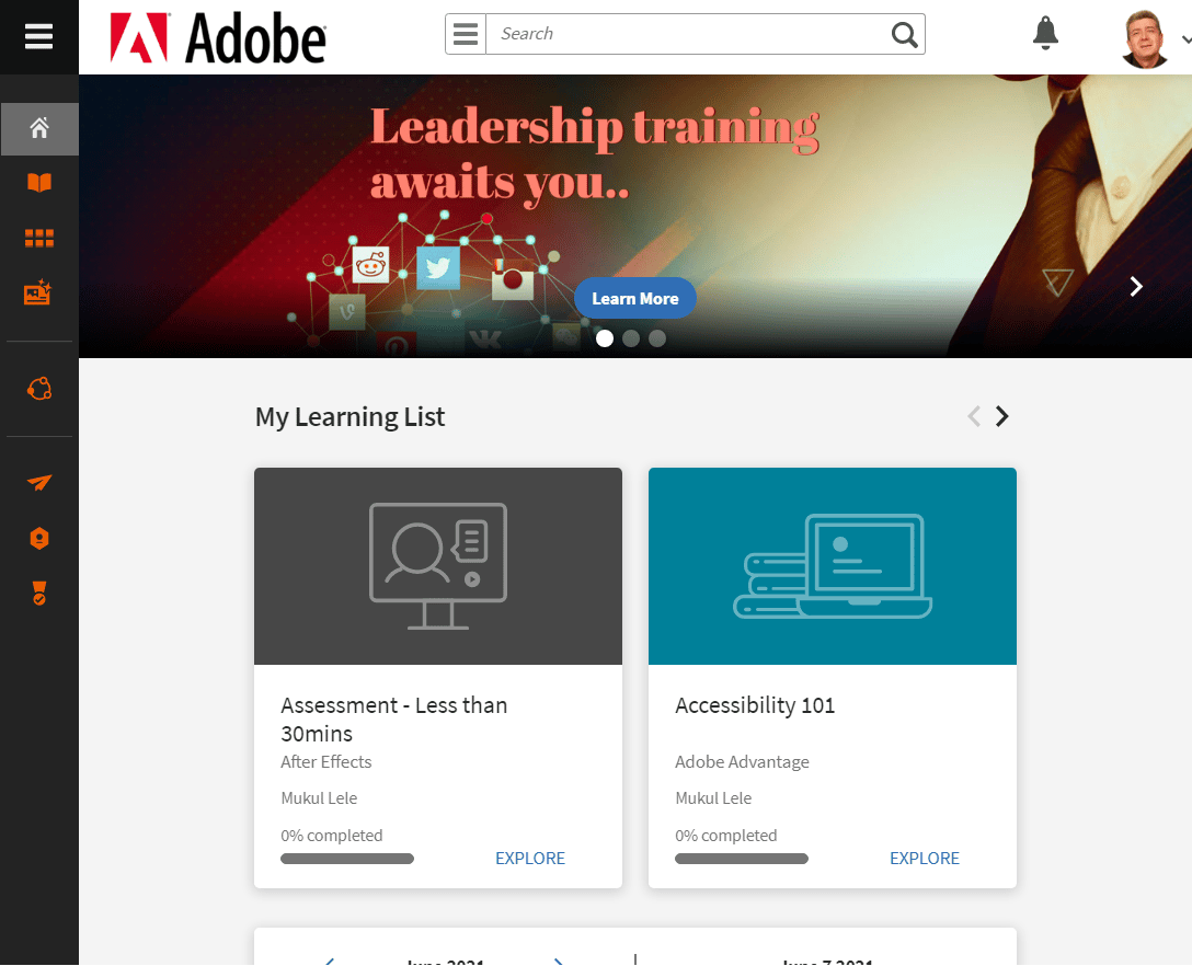 Primeros pasos como alumno | Adobe Learning Manager