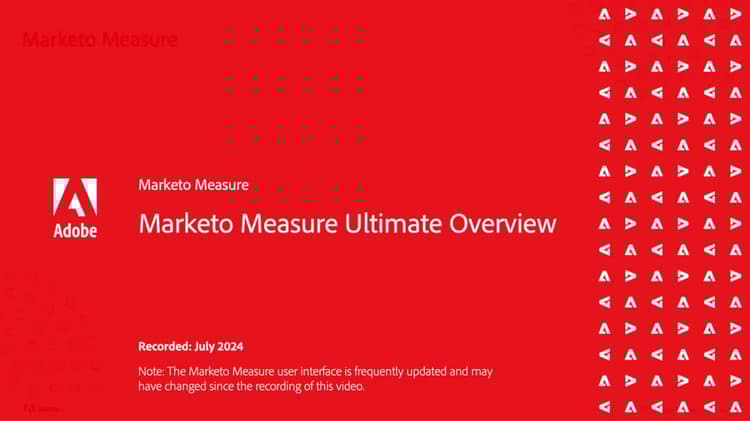 Información general de Marketo Measure Ultimate | Adobe Marketo Measure