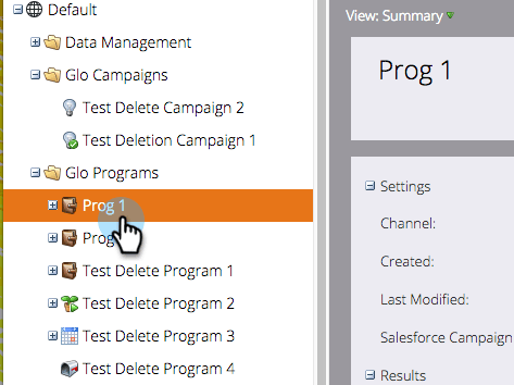 Sincronización de una campaña de SFDC con un programa | Adobe Marketo Engage